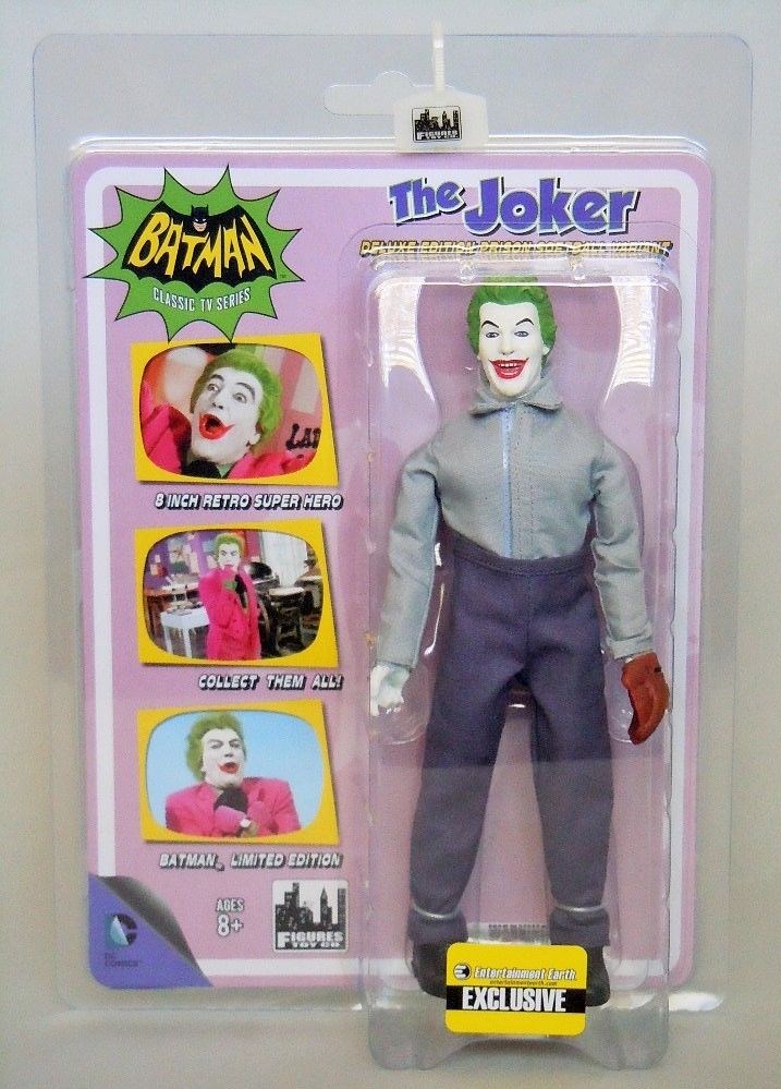 Figures Toy Company Batman 1966 Joker Prison Softball 8" Figure ...