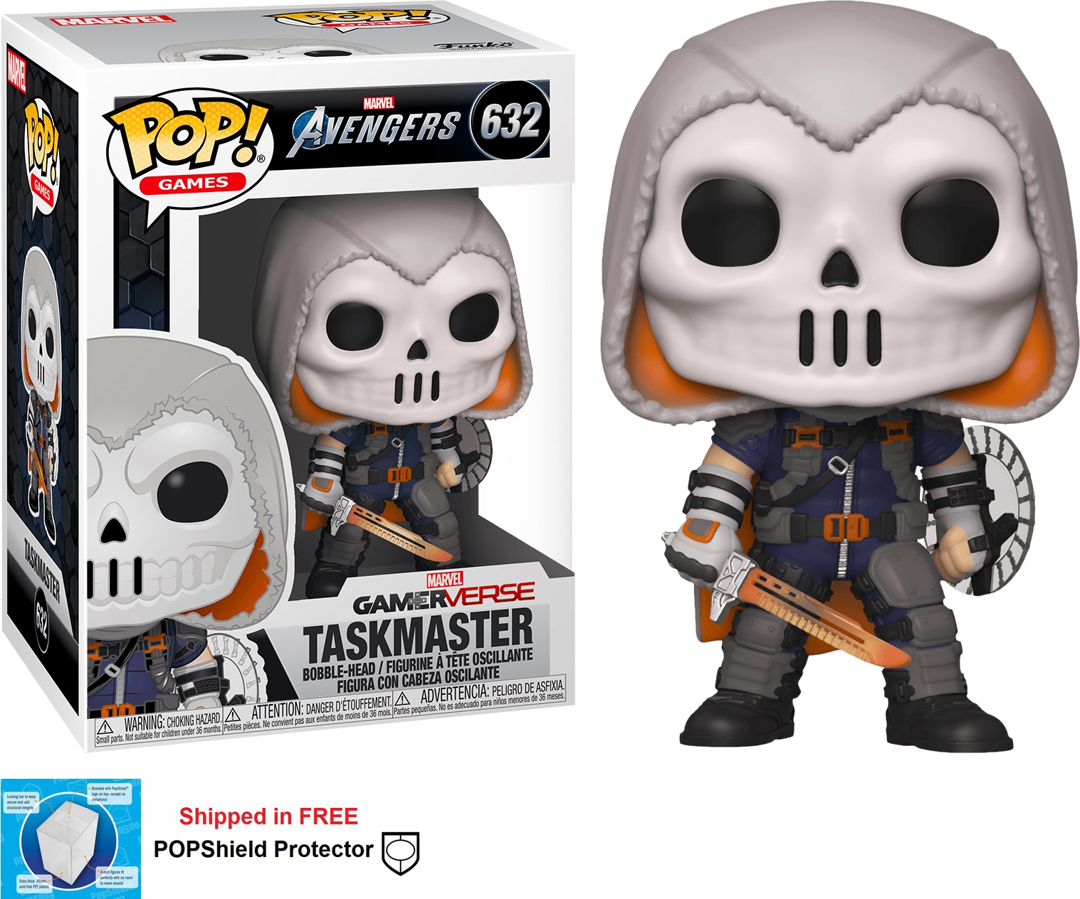 Funko POP Marvel Avengers Gamerverse Taskmaster - #632 | Fanboy ...