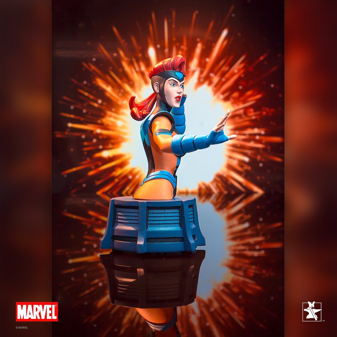 Diamond Select Invincible Phoenix Bust (X-Men Marvel Animated Series ...