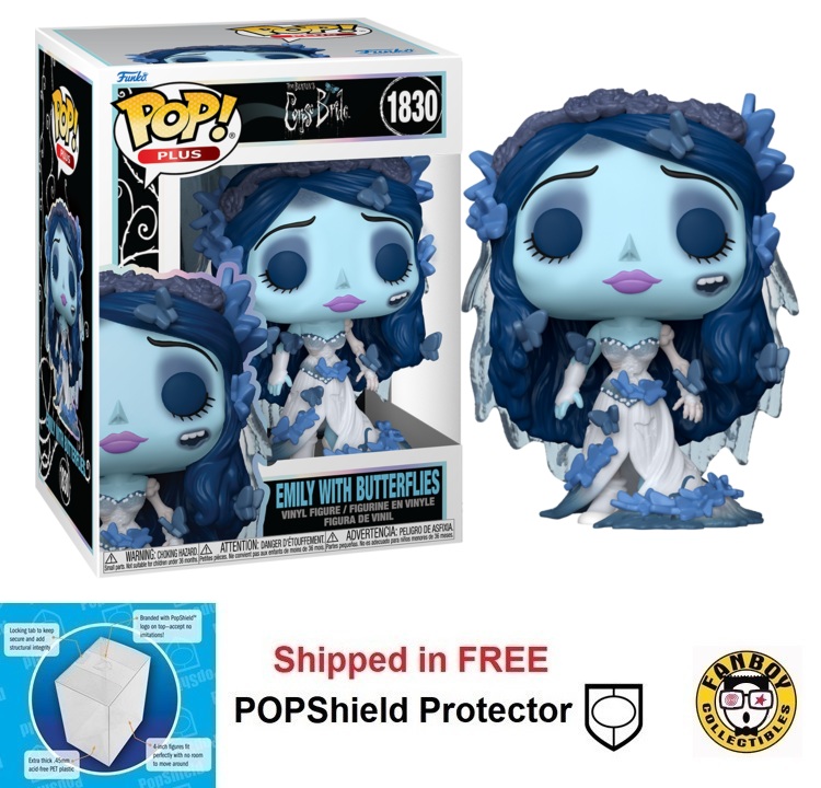 Funko POP Movies Corpse Bride Emily with Butterflies #1830 | Fanboy ...