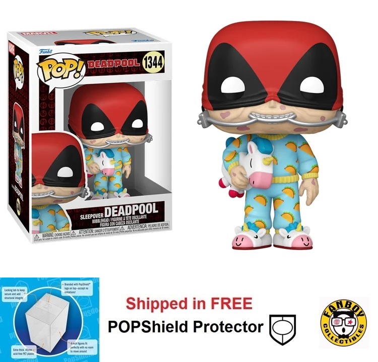Funko POP Marvel Deadpool Sleepover Deadpool #1344 | Fanboy Collectibles