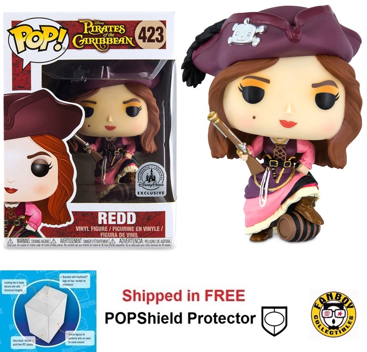 Funko POP Movies Pirates of the Caribbean Redd #423 Disney Store ...