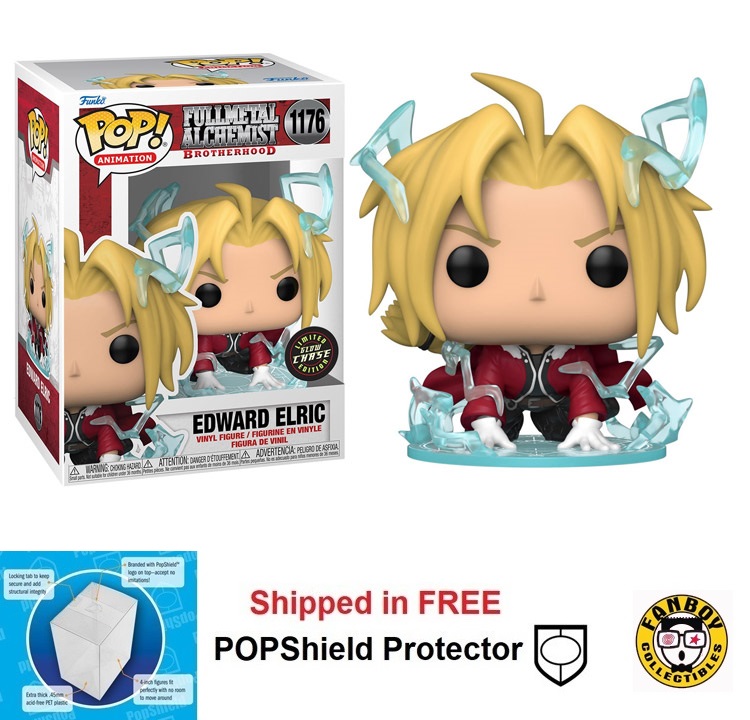 Figurine Fullmetal Alchemist Funko Pop! Edward Elric Energy Glow Chase ...