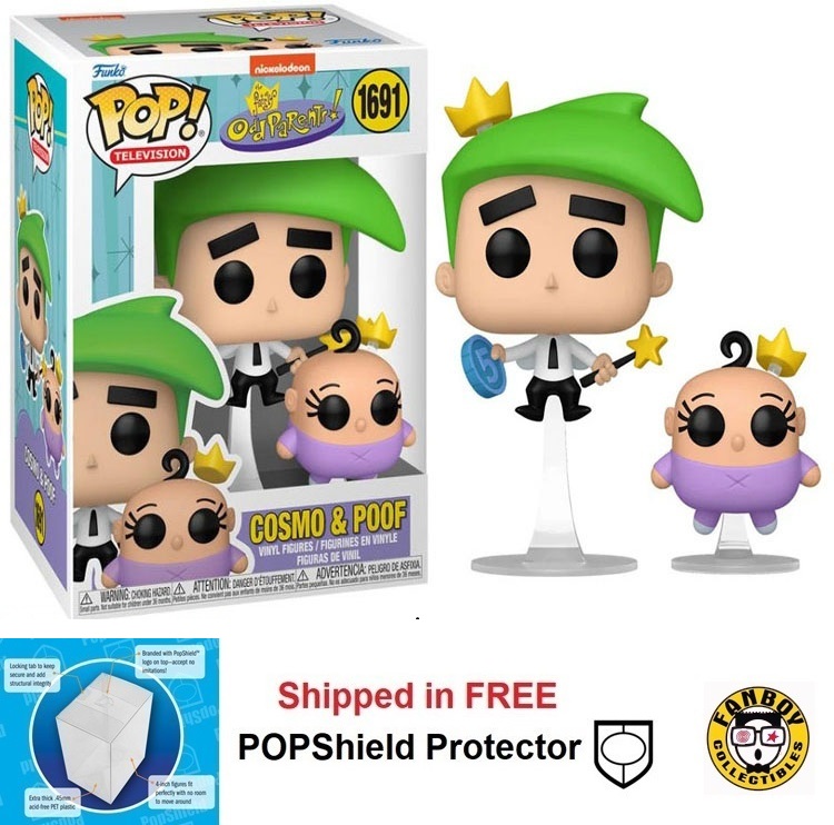 Funko POP TV Fairly OddParents Cosmo & Poof #1691 | Fanboy Collectibles