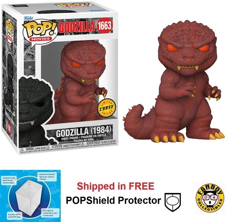 Funko POP Movies Godzilla 70th Anniversary Godzilla (1984) #1663 Chase ...