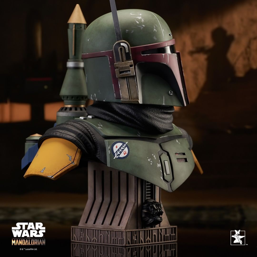 Gentle Giant, Star Wars, The Mandalorian, Boba Fett, Legends in 3D, 1/2 ...