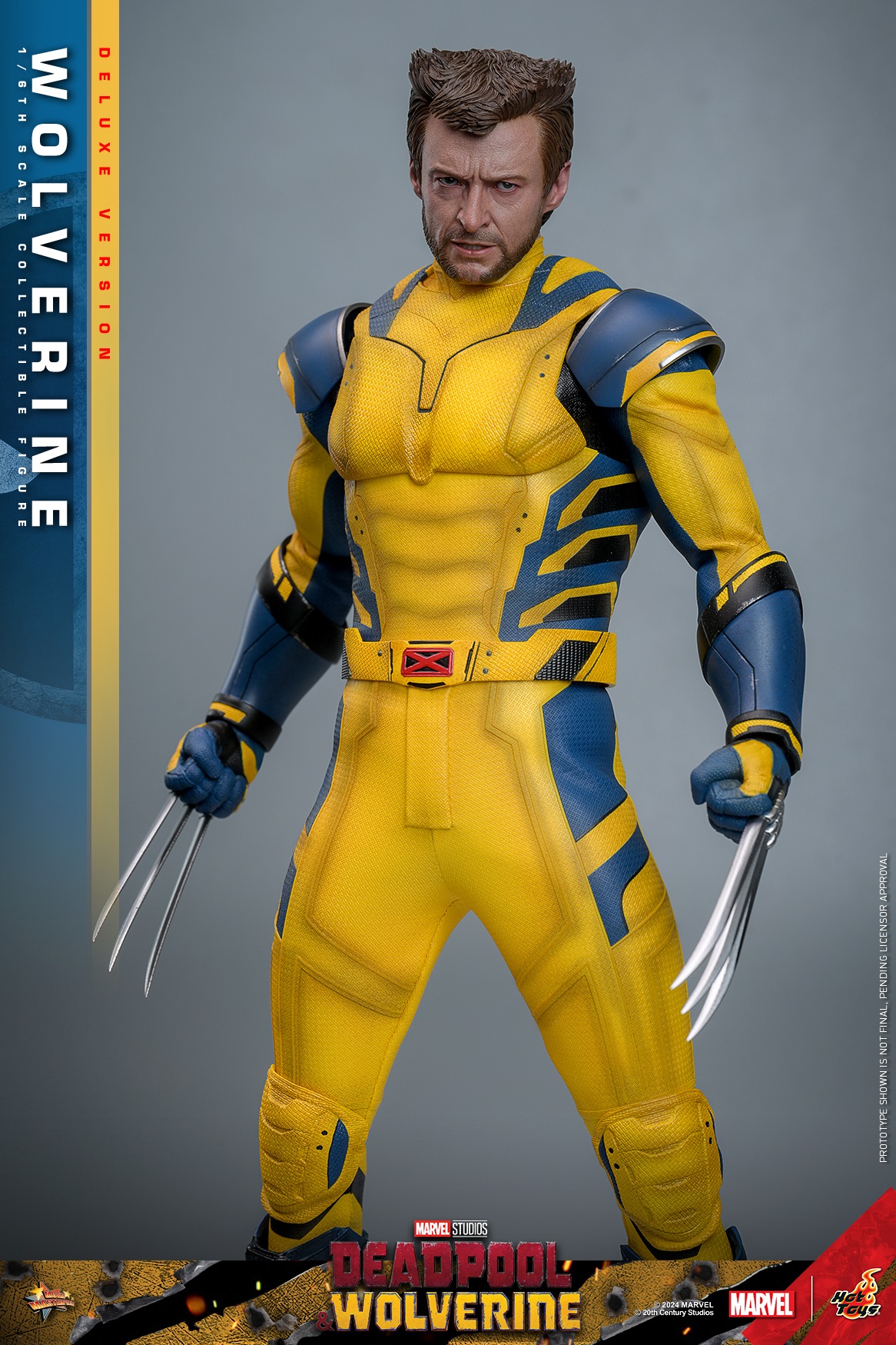Hot Toys Marvel Deadpool & Wolverine Movie Wolverine Deluxe Sixth Scale ...