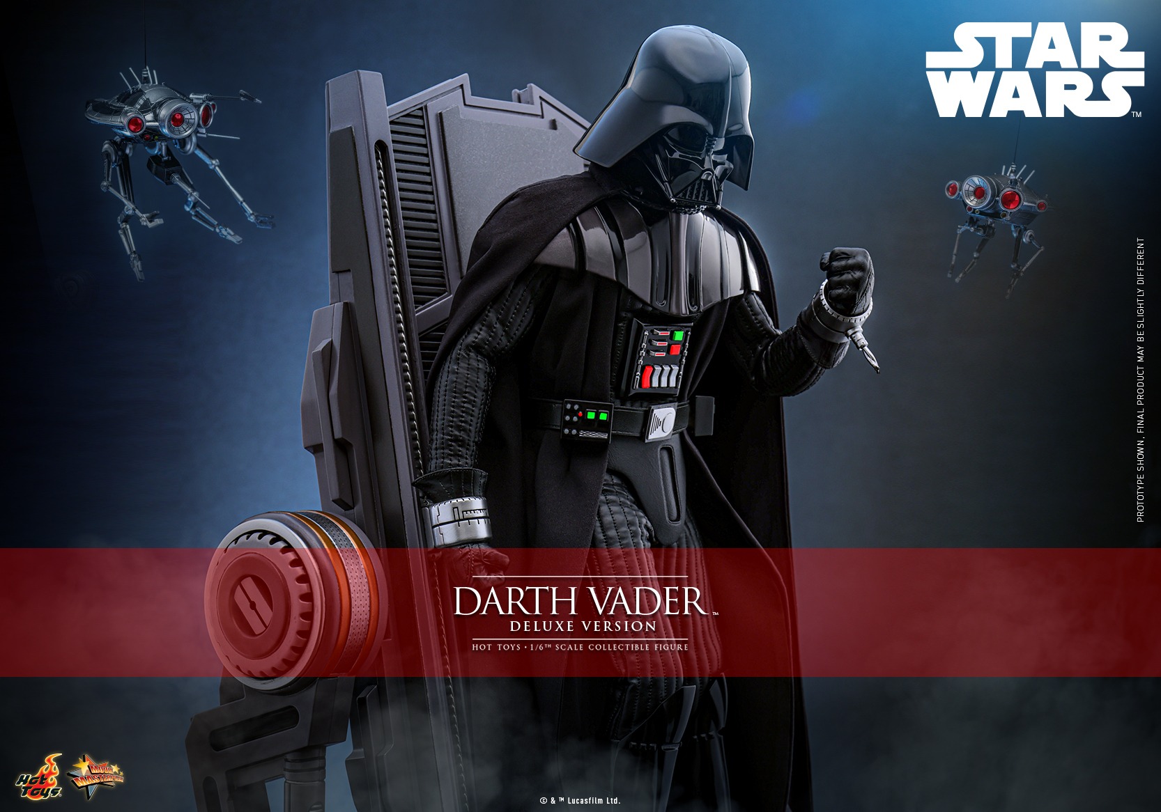 Hot Toys Star Wars Revenge of the Sith Darth Vader Deluxe Sixth Scale ...