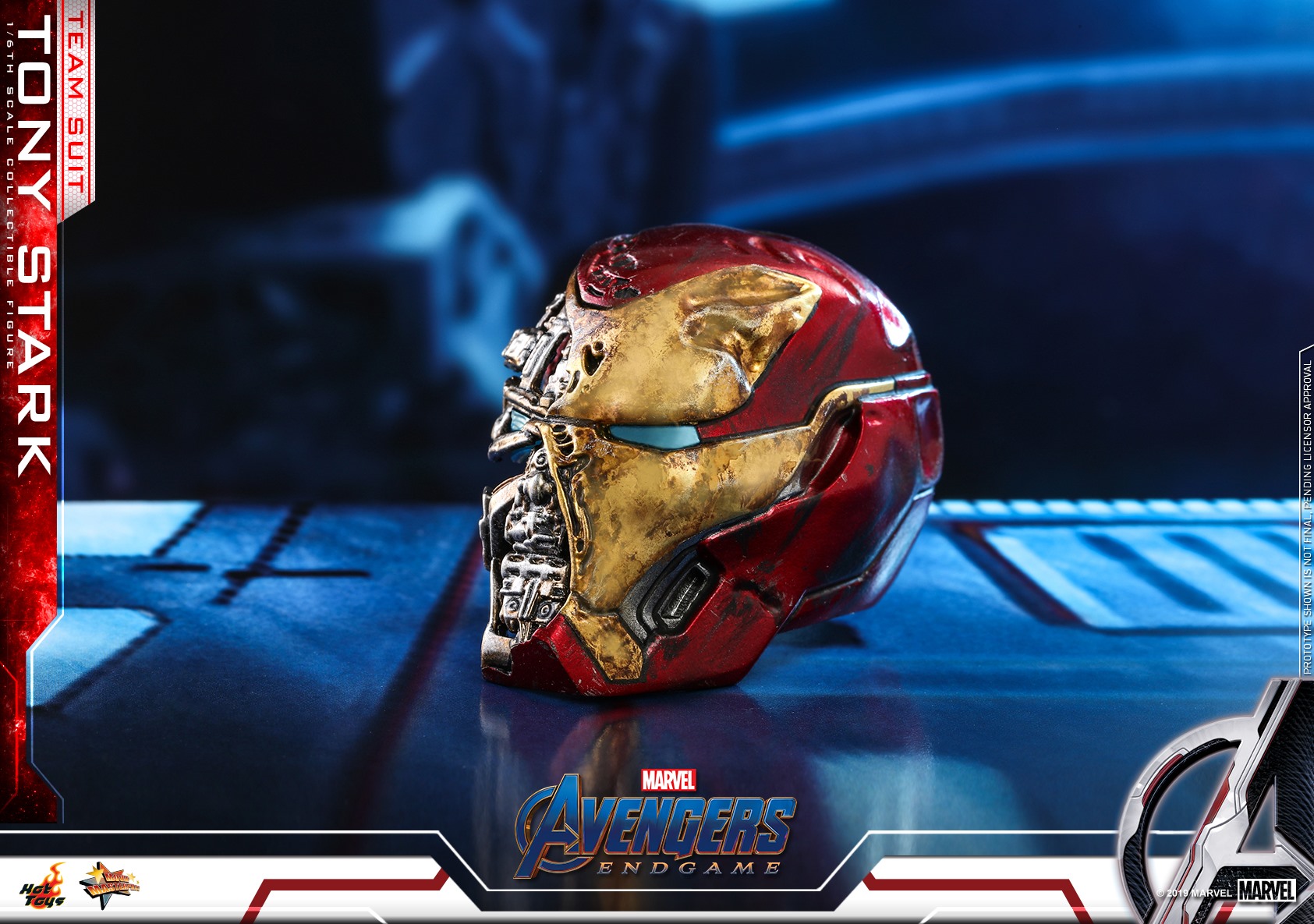 Hot Toys Marvel Avengers End Game Tony Stark (Team Suit) Sixth Scale ...