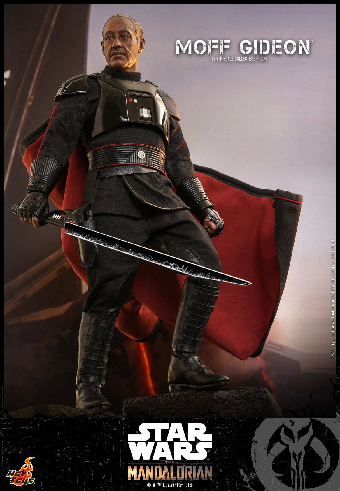 Hot Toys Star Wars: The Mandalorian Moff Gideon Television Masterpiece ...