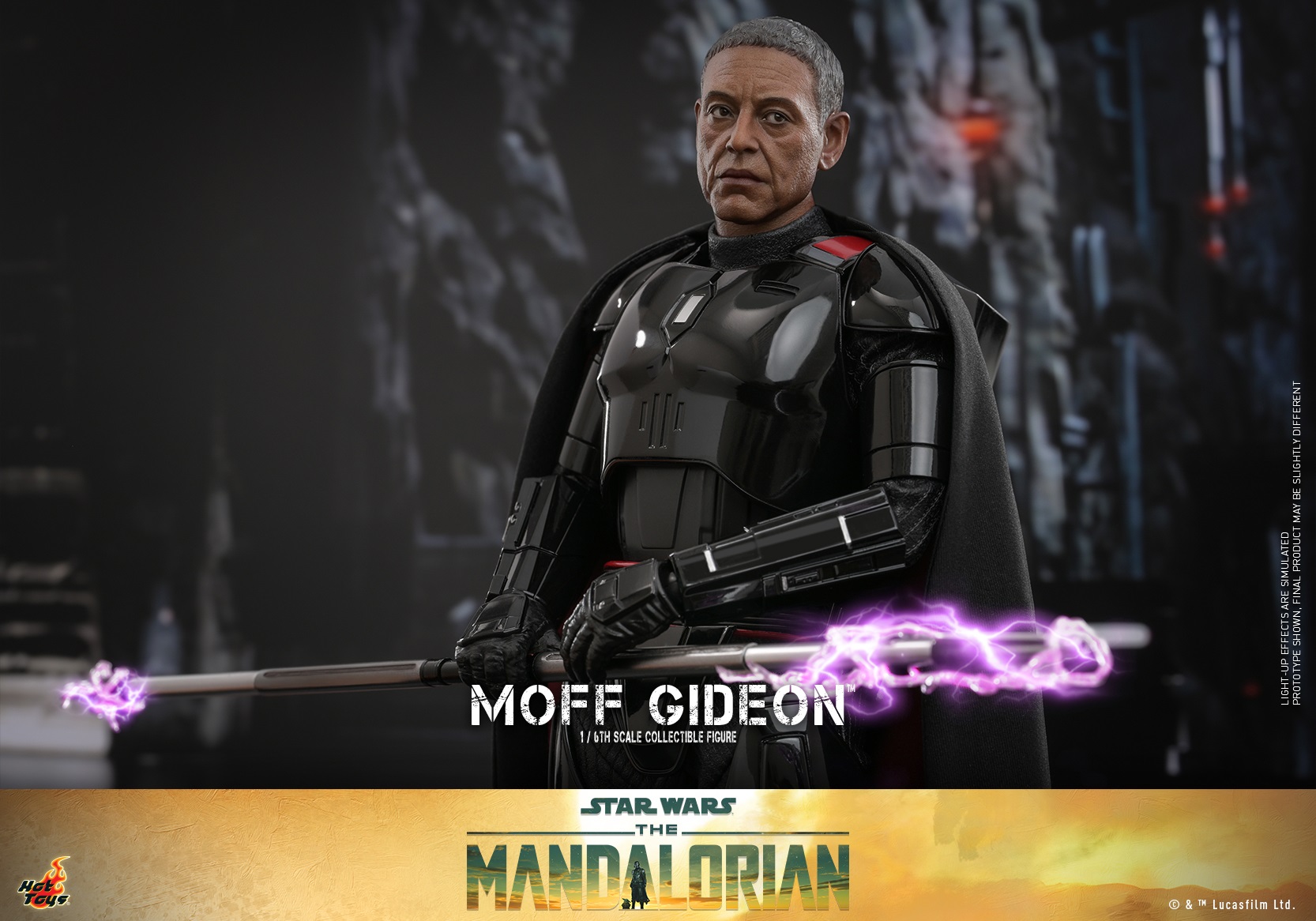 Hot Toys Star Wars: The Mandalorian Moff Gideon Television Masterpiece ...