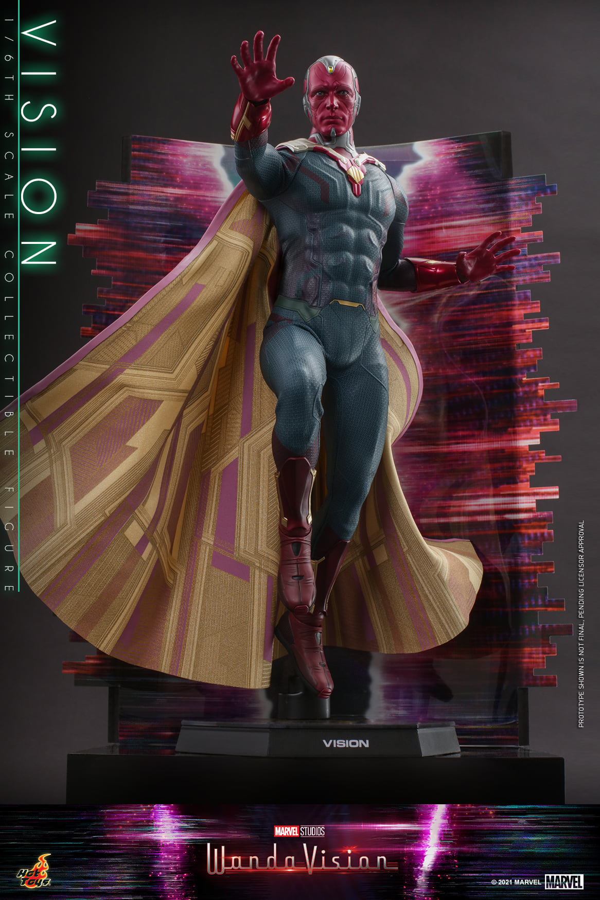 Hot Toys Marvel WandaVision Vision Television Masterpiece Series Sixth ...