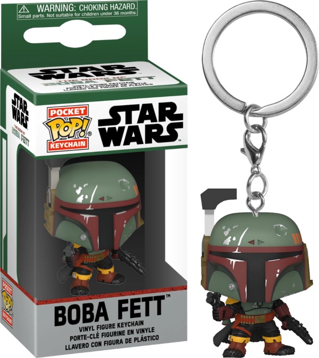 Funko, Pocket POP, Keychain, Star Wars, Book of Boba Fett, Bounty ...