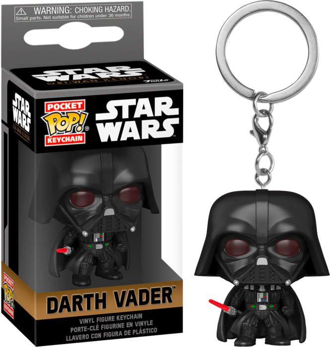 Funko Pocket POP Keychain Star Wars DArth Vader Disney+ Keychain ...