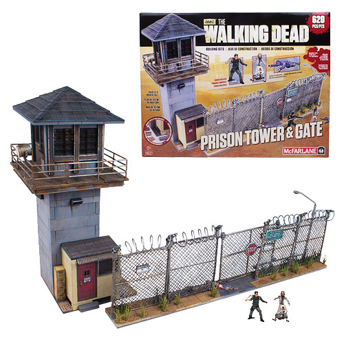 McFarlane Walking Dead Building Set Prison Tower & Gate | Fanboy ...