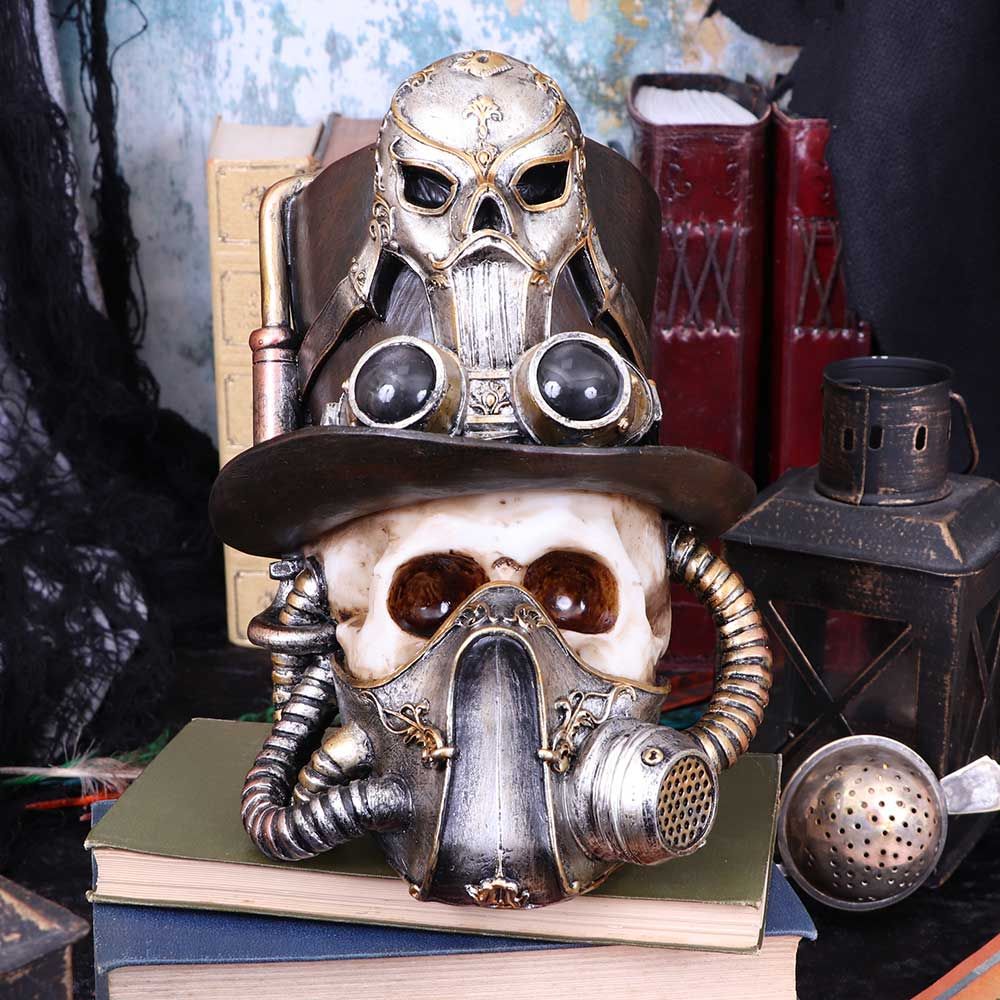 Nemesis Now Breathe Easy Steampunk Venetian Mask Skull | Fanboy ...