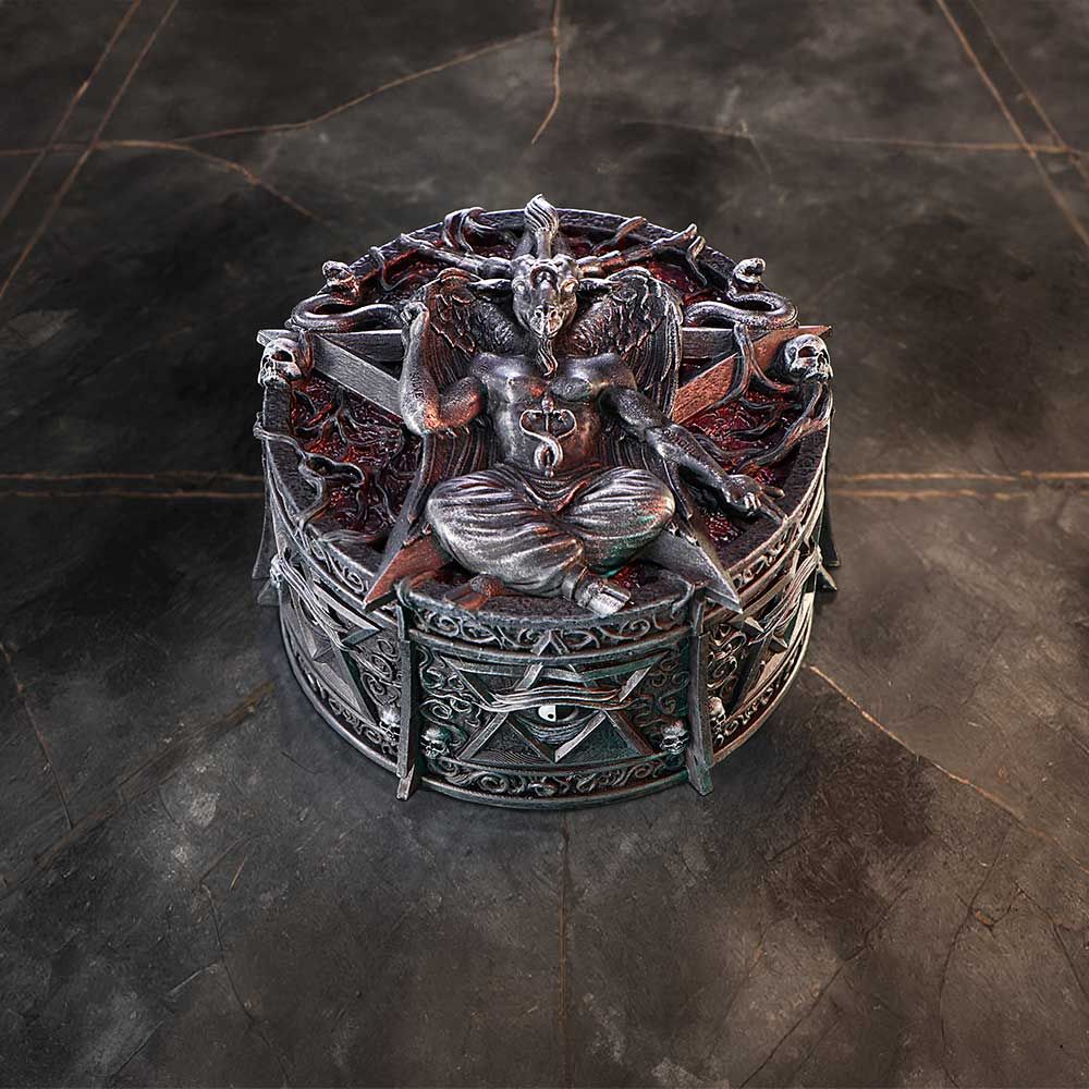 Nemesis Now Hoard of the Baphomet Trinket Box | Fanboy Collectibles