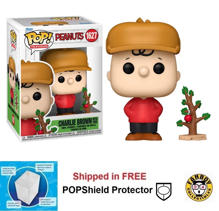 Funko POP TV Peanuts Charlie Brown Christmas with Tree #1627 | Fanboy ...