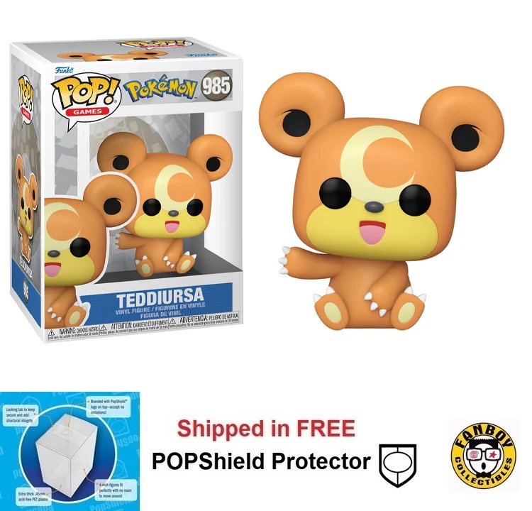 Funko POP Games Pokemon Teddiursa #985 | Fanboy Collectibles