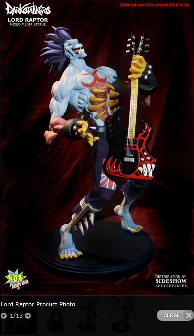 Pop Culture Shock Darkstalkers Lord Raptor - Exclusive Edition | Fanboy ...