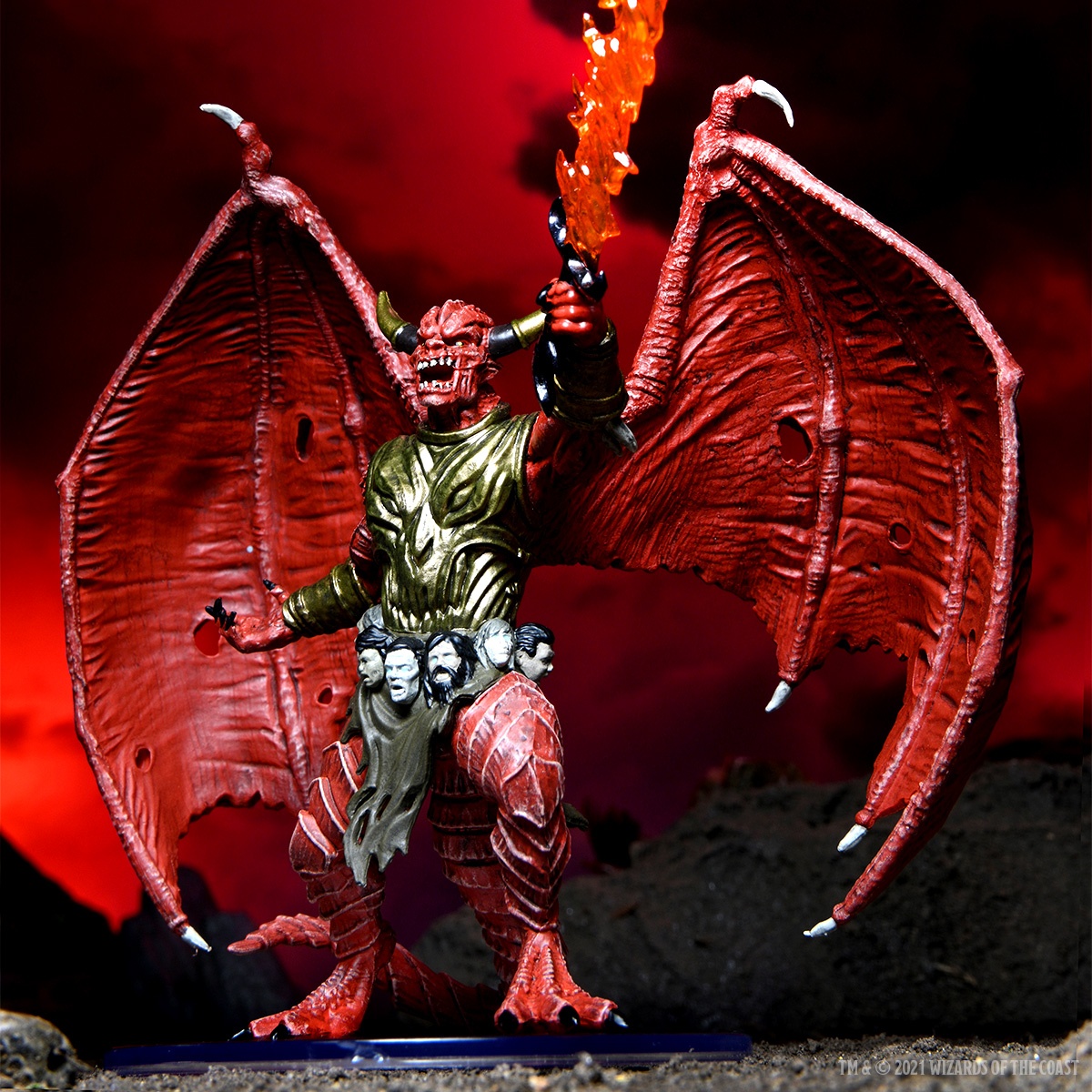 WizKids Dungeons & Dragons Icons of the Realms Archdevils Bael Bel ...