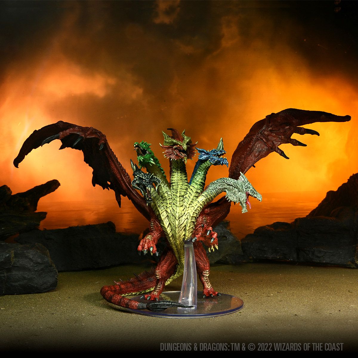 WizKids Dungeons & Dragons Icons of the Realms Aspect of Tiamat Figure ...