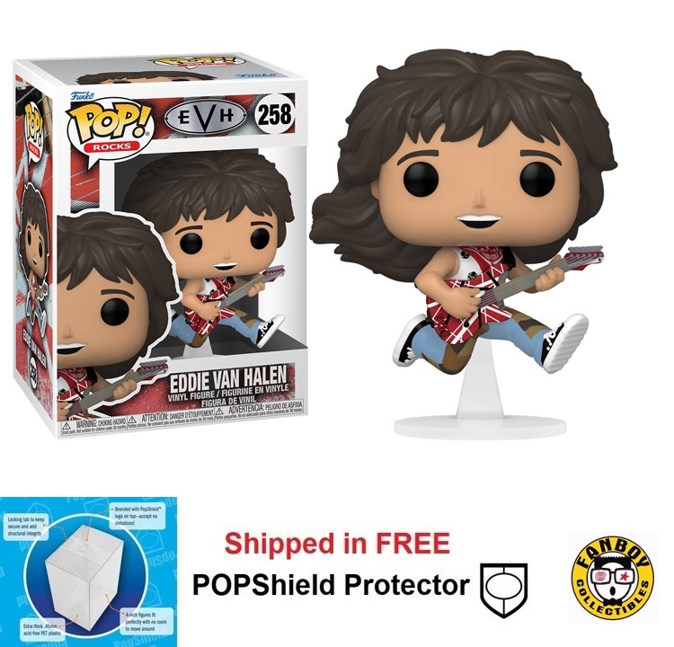 Funko POP Eddie Van Halen Figure - #258 | Fanboy Collectibles