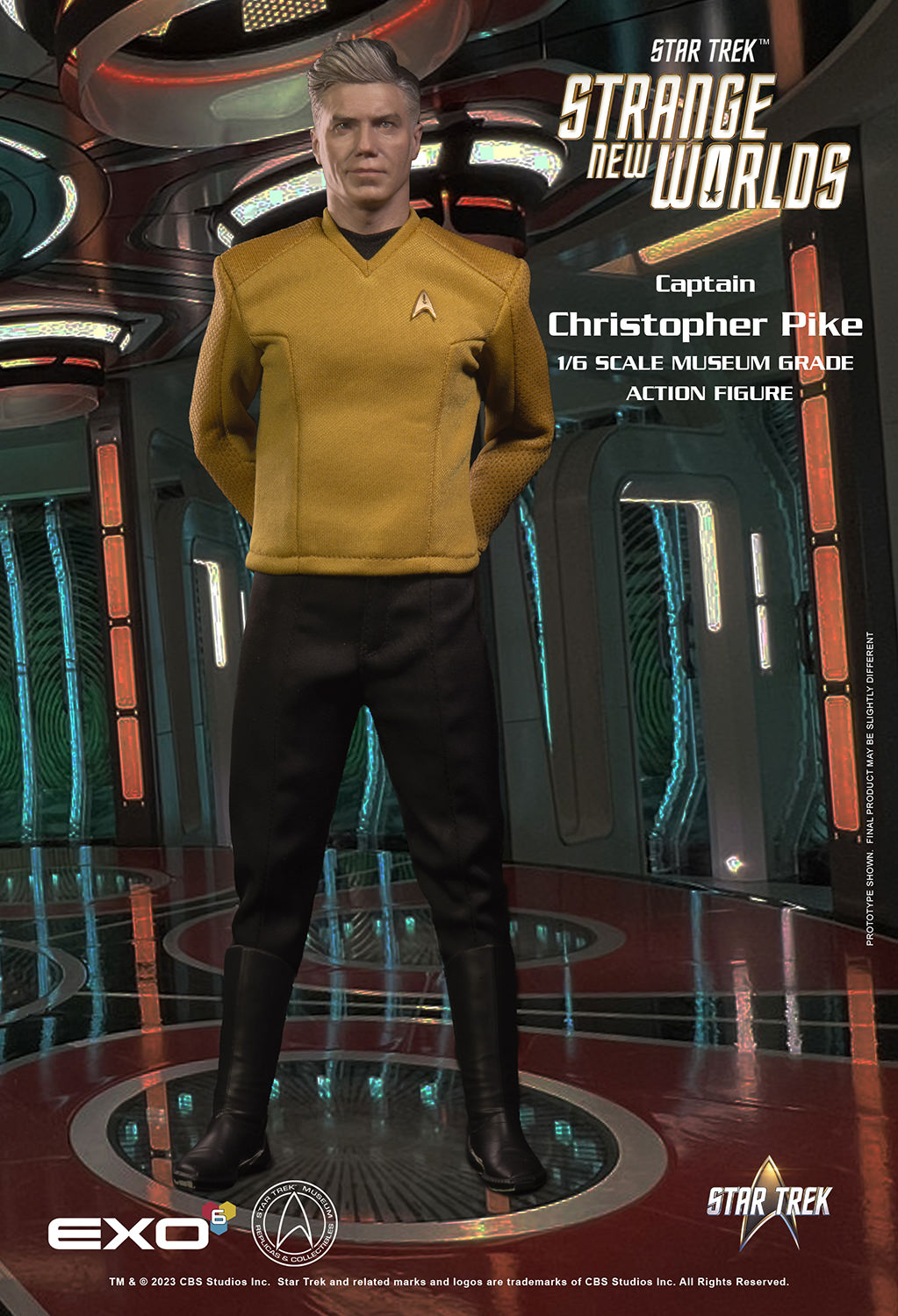 EXO-6 Star Trek: Strange New Worlds Captain Christopher Pike Sixth ...