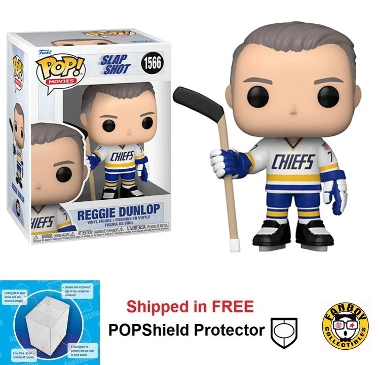 Funko POP Movies Slap Shot Reggie Dunlop #1566 | Fanboy Collectibles