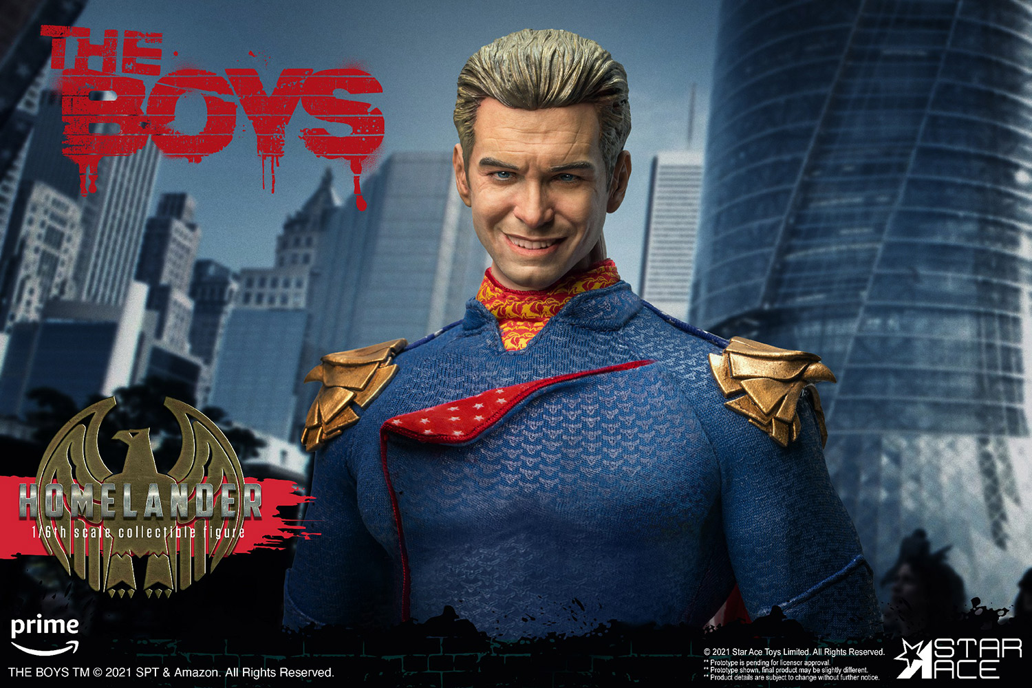 Star Ace Toys, The Boys, Homelander, Deluxe, Sixth Scale Figure, Antony ...
