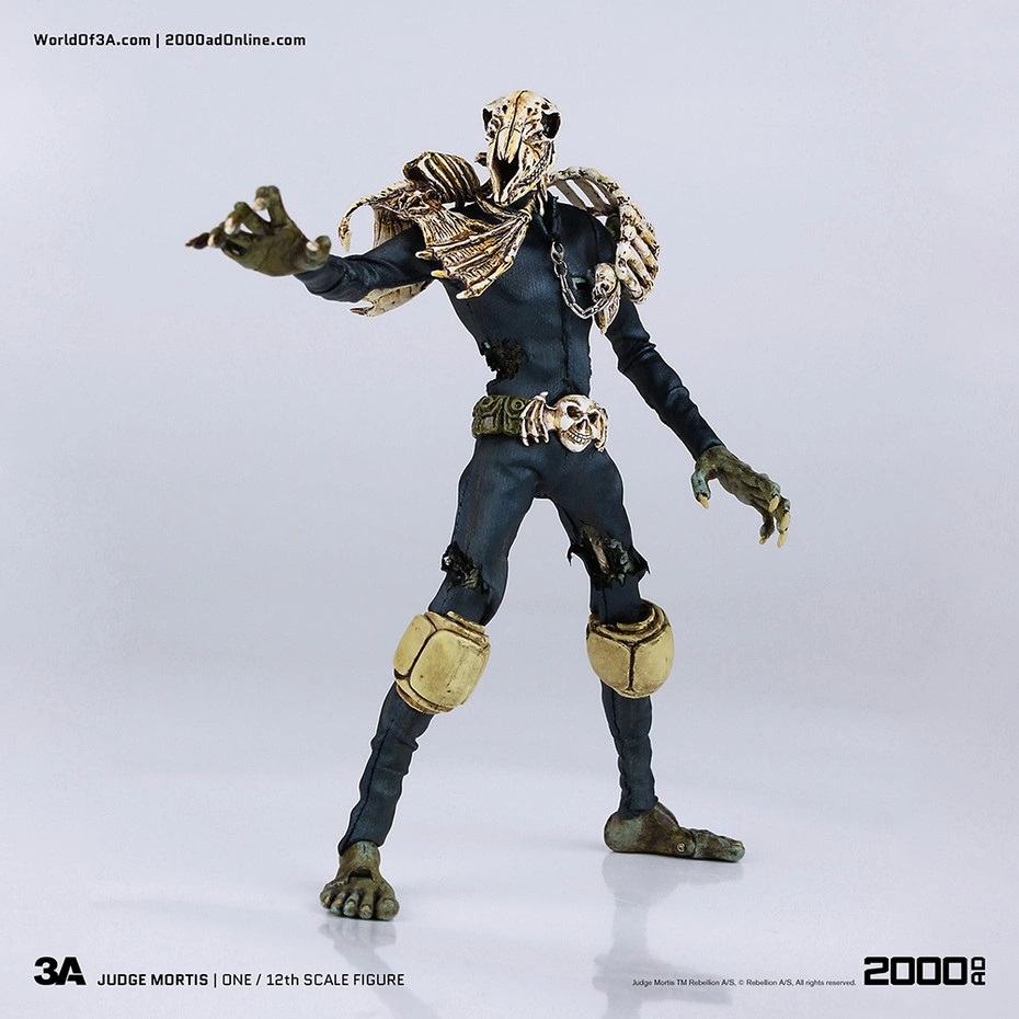ThreeZero, 2000 AD, Judge Dredd, 1/12 Scale, Figure, Ashley Wood, Judge ...