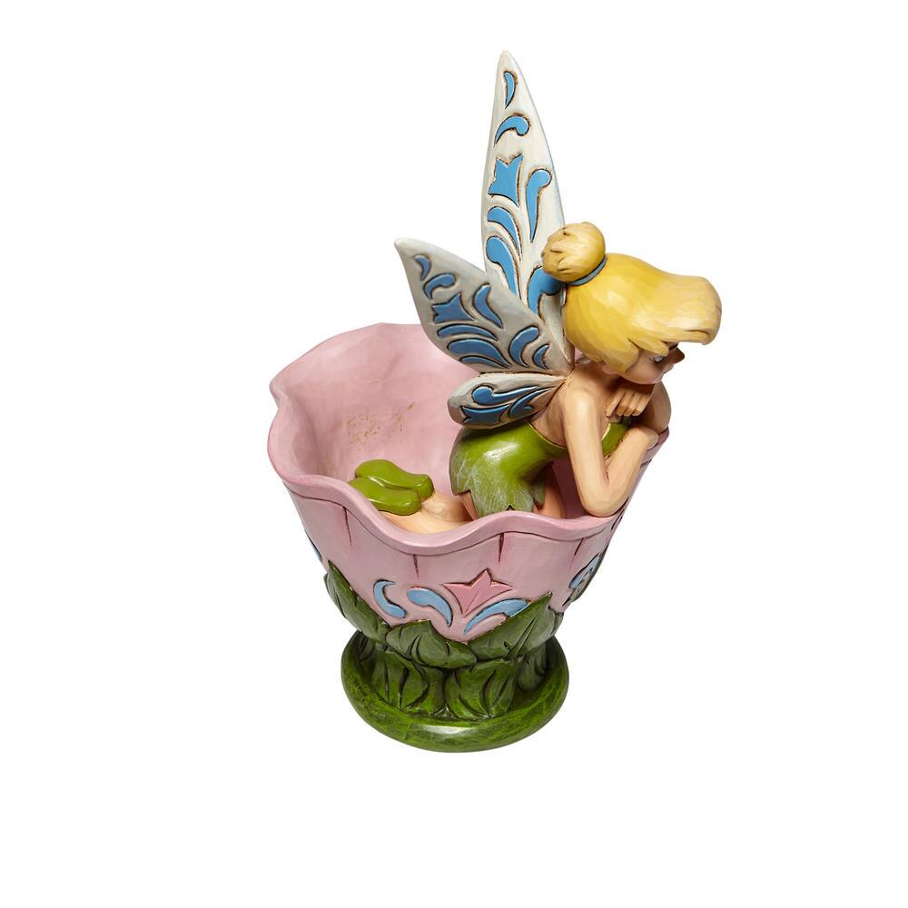 Disney Traditions Tinker Bell Sitting in Flower Jim Shore Figurine ...