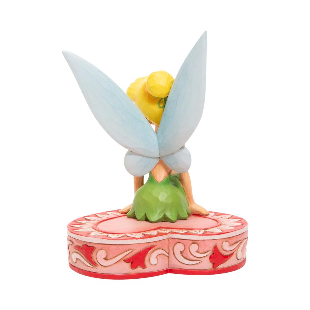 Disney Traditions Tinkerbell Sitting on Heart Figurine | Fanboy ...