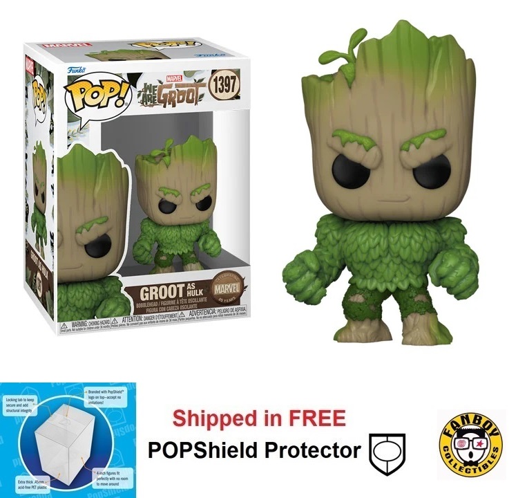 Funko POP Marvel We Are Groot as Hulk #1397 | Fanboy Collectibles